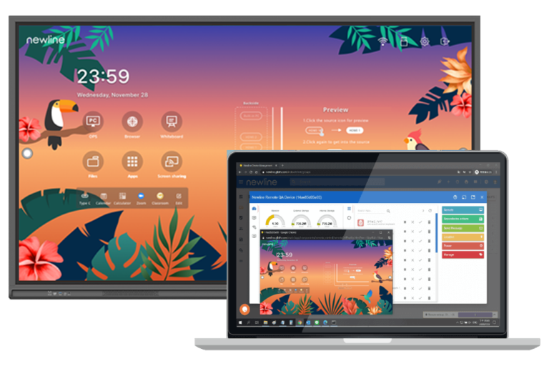 Newline Display Management - Newline Interactive