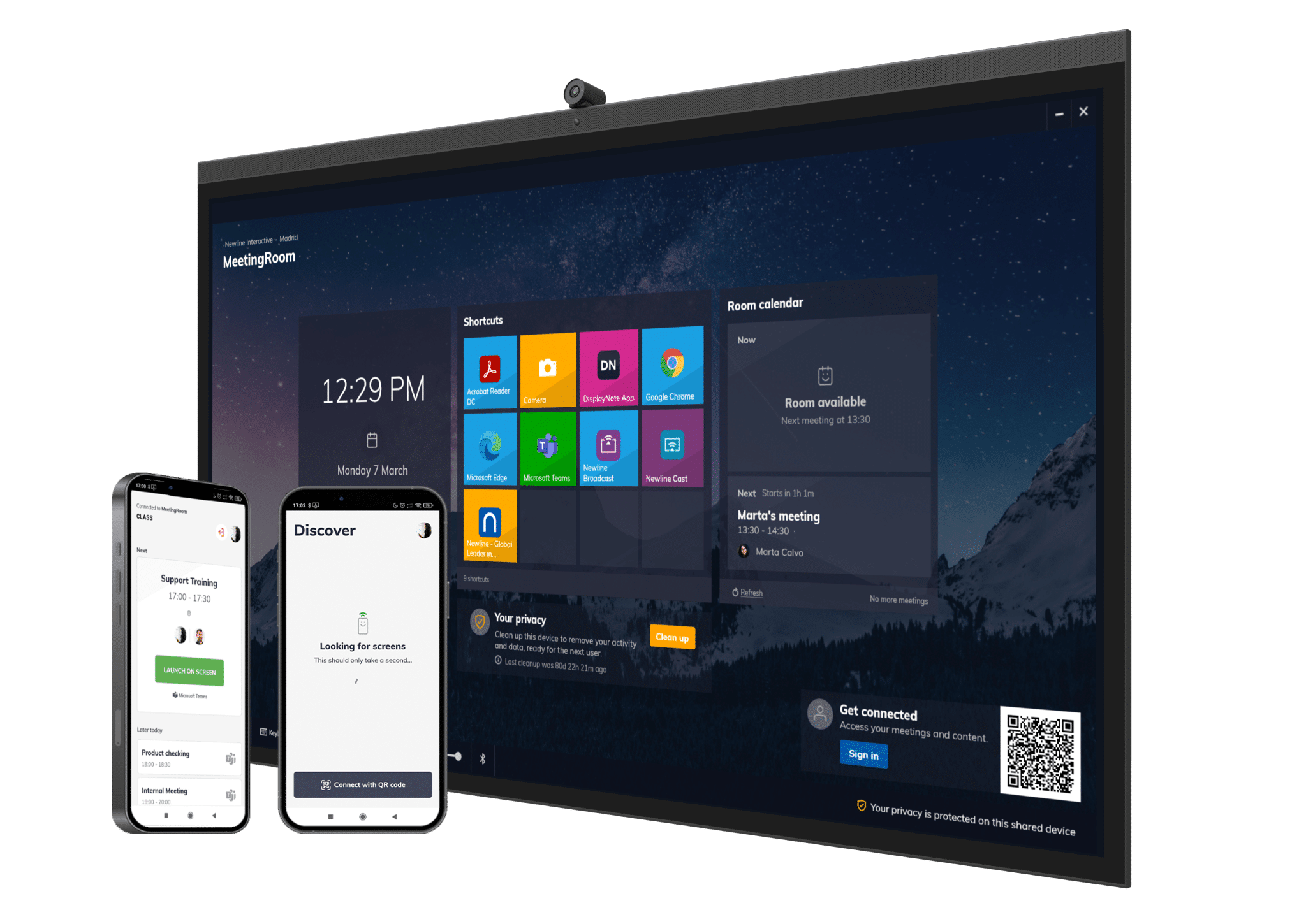 Newline Launch Control, the all-in-one software for meetings - Newline ...