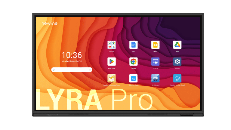 Lyra Pro Android 13 Google EDLA Certified Interactive Display