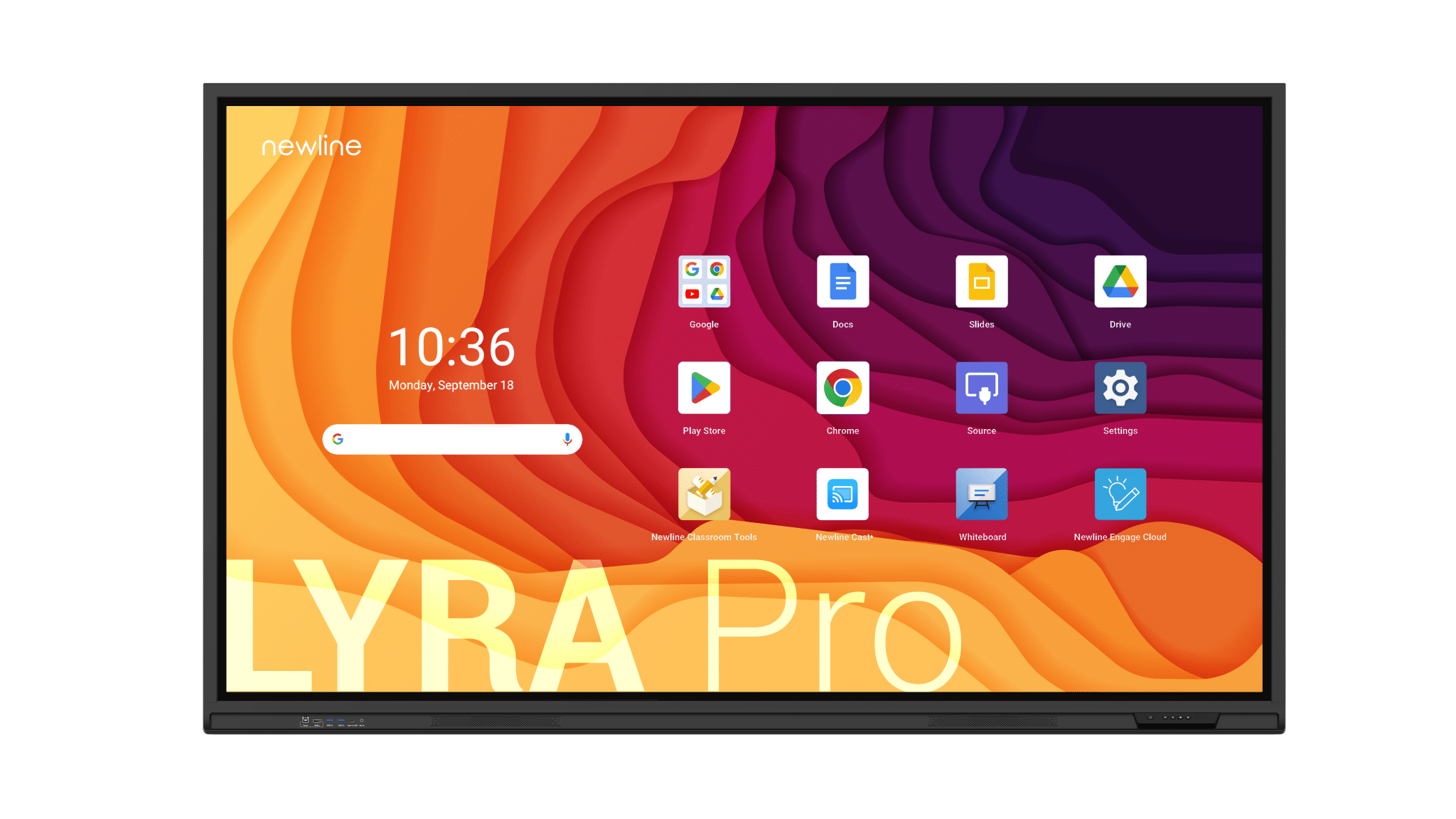 Interactive monitors for schools and businesses | Newline displays